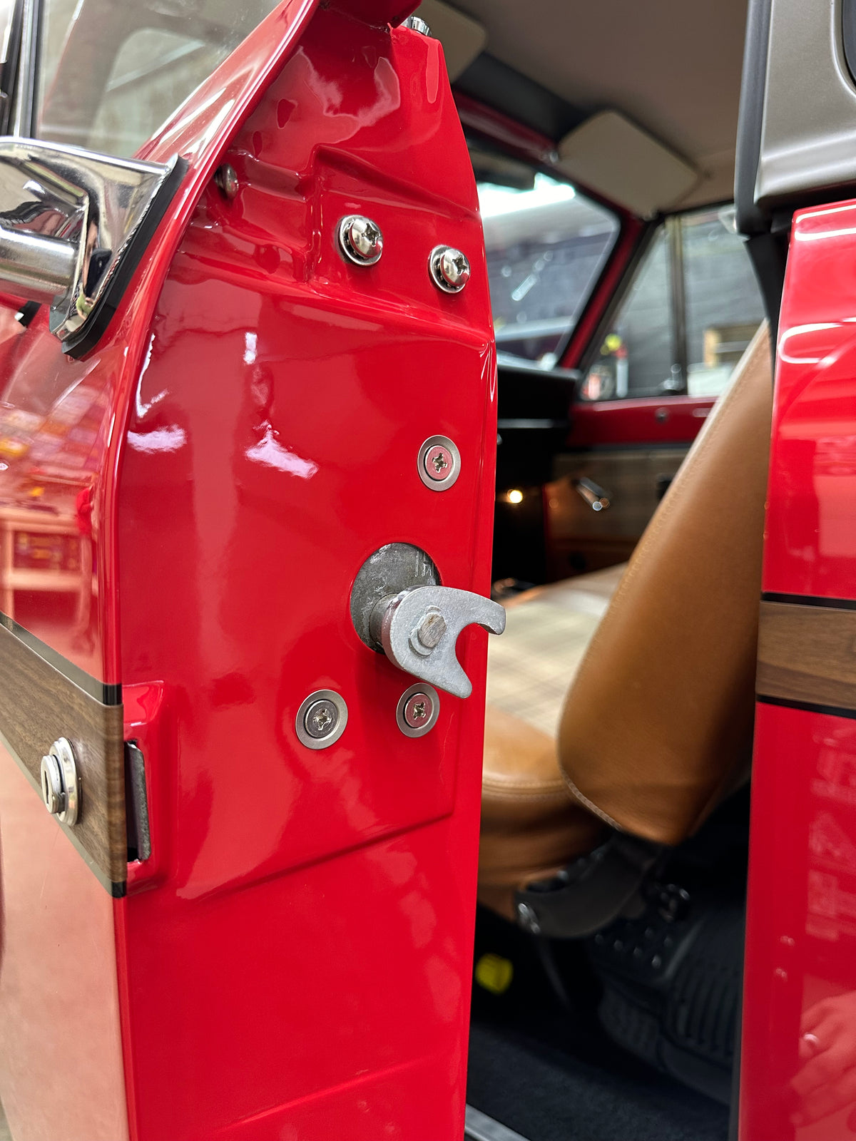 Door Latch Counter Sunk Screw and Washer