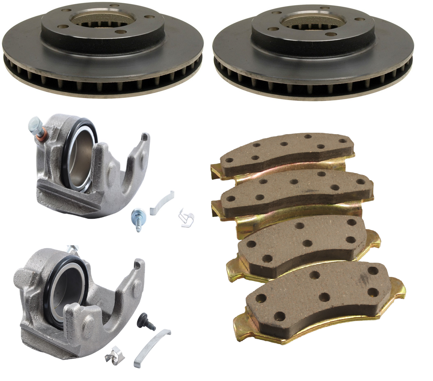Complete Front Disc Brake Rebuild Kit - Scout II
