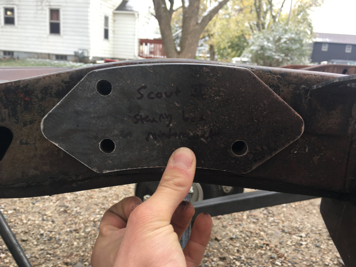 Steering Box Reinforcement Plate